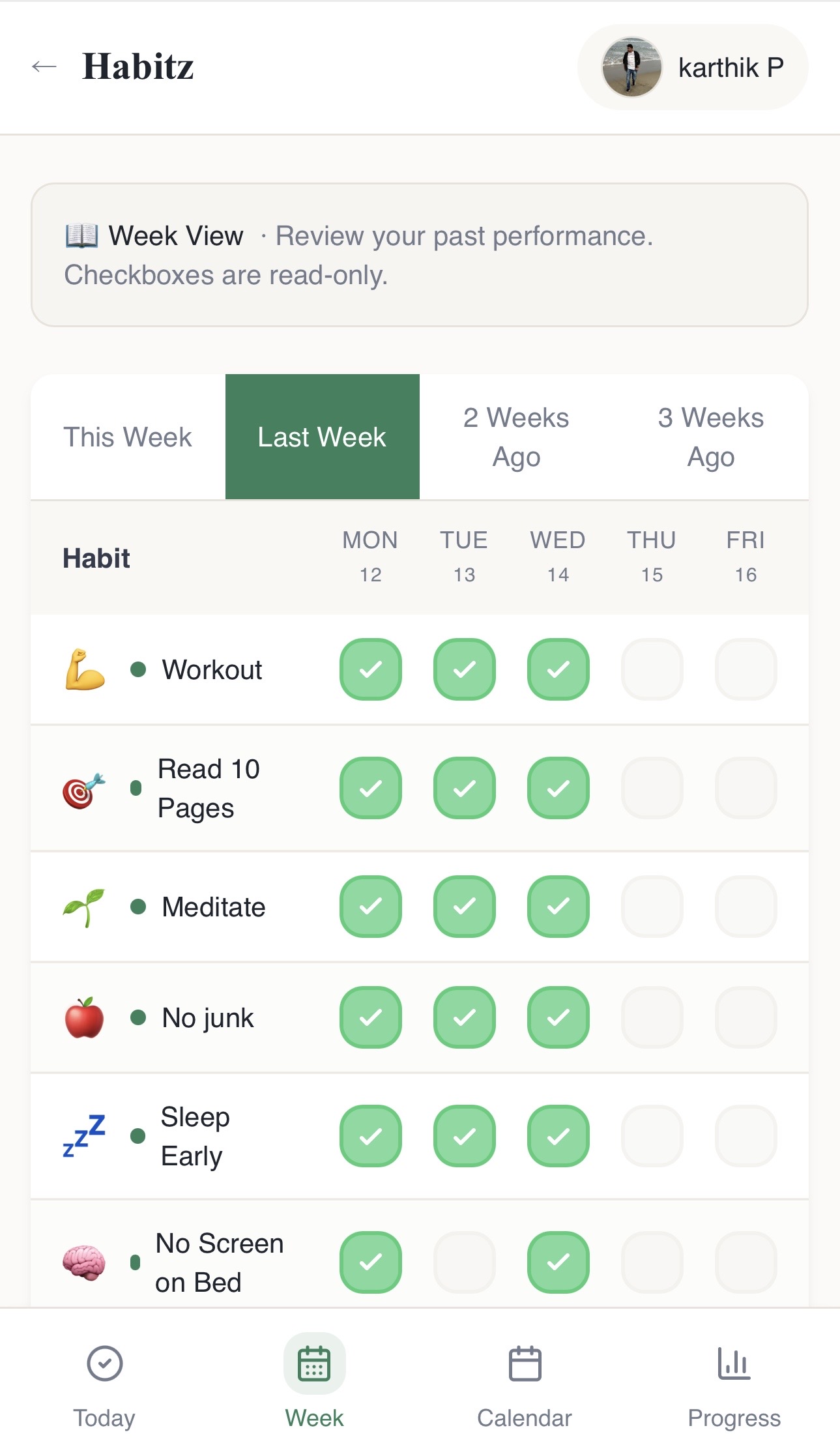 My Habits – Habit Tracker with Streaks, Calendar & Printable PDF